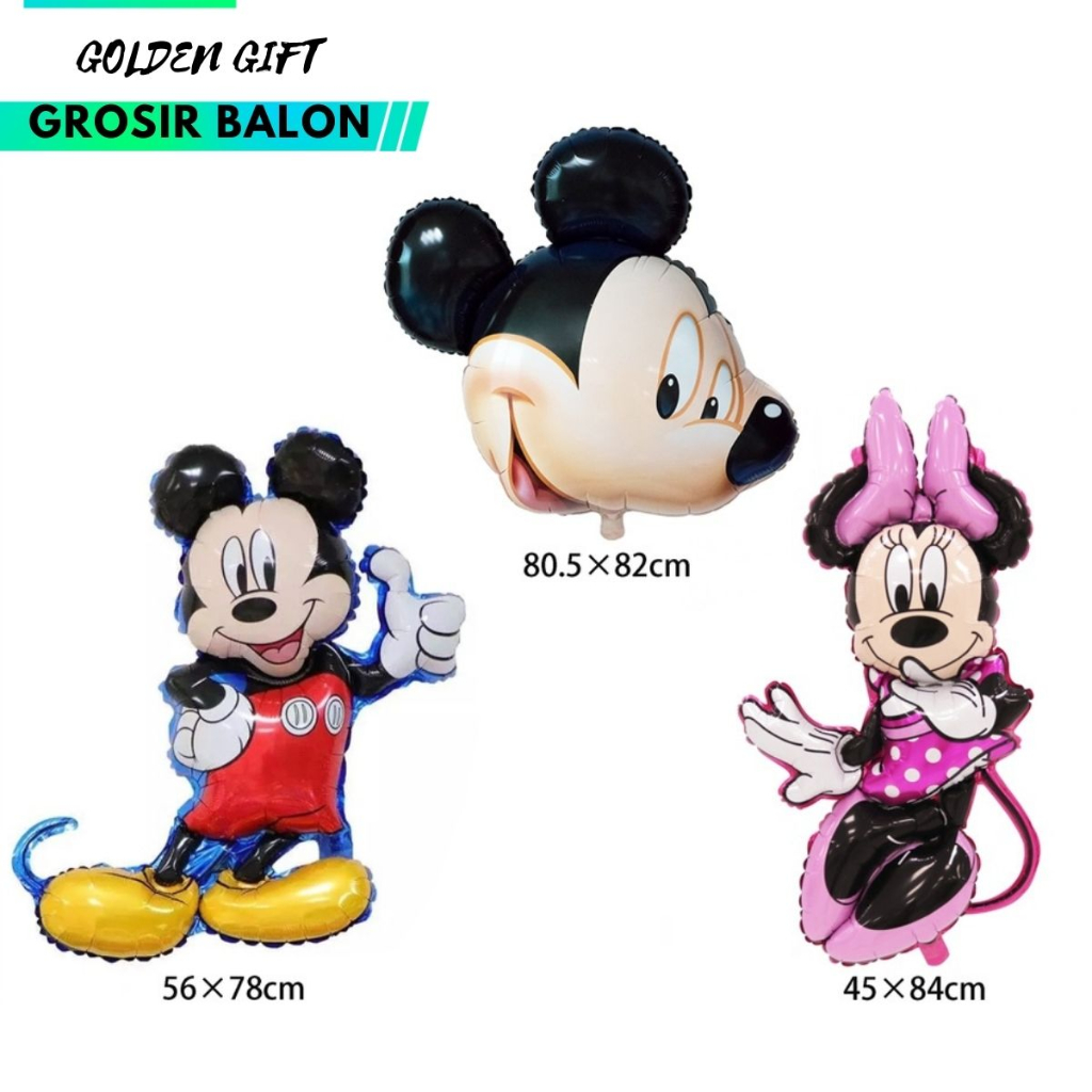 Jual Balon Foil Mickey Minnie / Balon Mickey minie / Foil Mickey Minnie ...