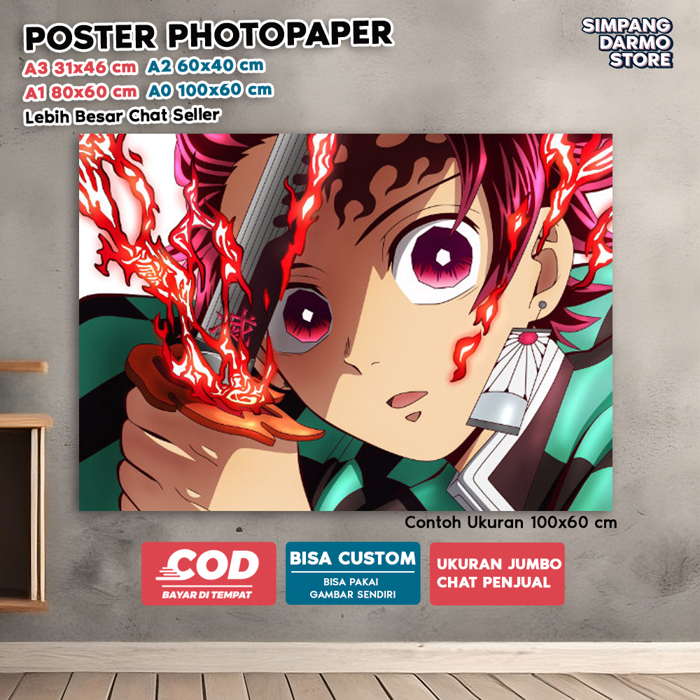 Jual Poster Anime Kimetsu no Yaiba Katanakaji no Satohen Kualitas HD ...