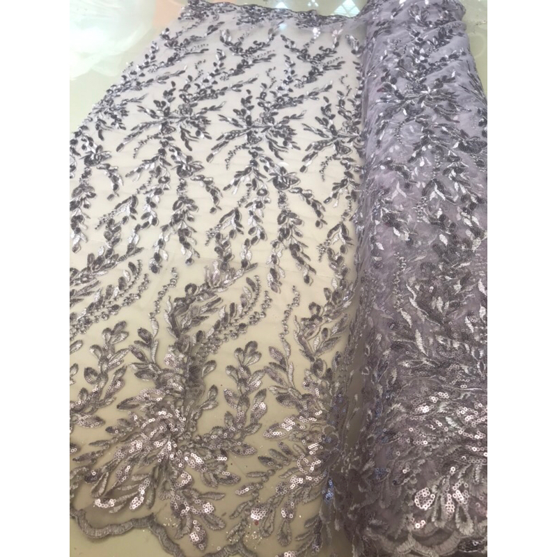 Jual Kain tulle akar bordir merambat payet/springel | Shopee Indonesia