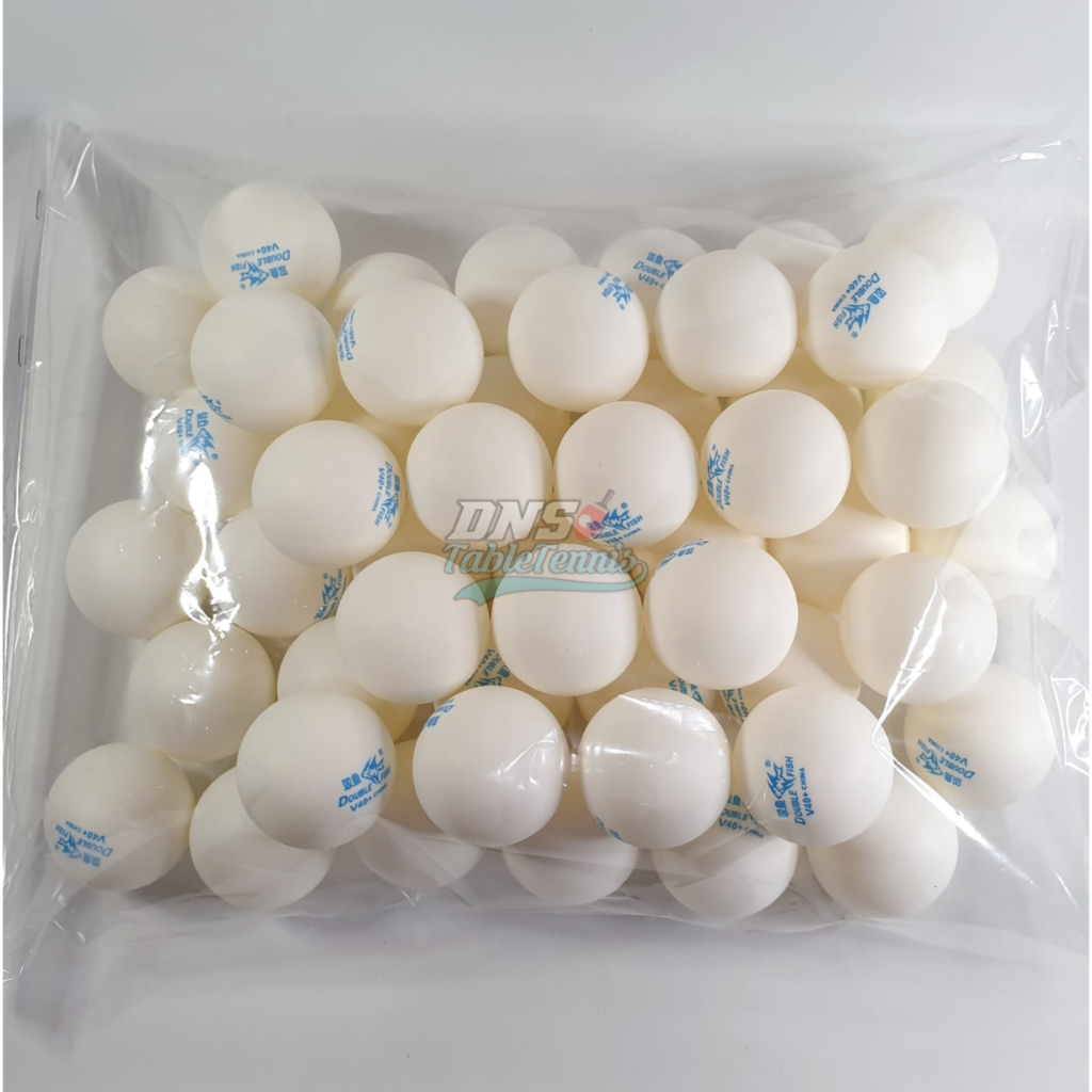 Jual Double Fish V40+ Training 50 Balls - Bola Banyak Latihan Pingpong Tenis Meja | Shopee Indonesia