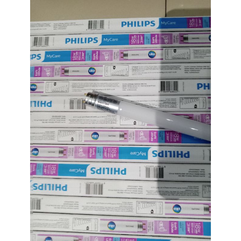 Jual Philips Lampu TL Led T8 Tube Ecofit 16W/18W Philips Cool Day Light (putih)120 Cm | Shopee ...