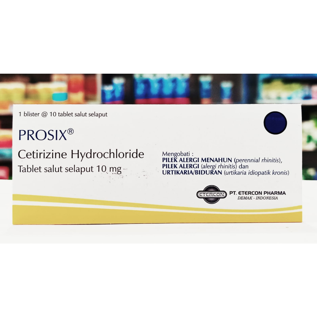 Jual Prosix 𝟏 𝐒𝐓𝐑𝐈𝐏 𝐈𝐒𝐈 𝟏𝟎 𝐓𝐀𝐁𝐋𝐄𝐓 - Obat Pilek/Biduran/Gatal-Gatal Ampuh | Shopee Indonesia