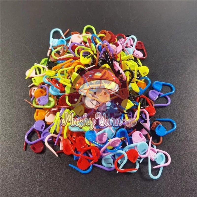 Jual PENANDA RAJUT PENITI TUMPUL PLASTIK PINS / STITCH MARKER CROCHET ...