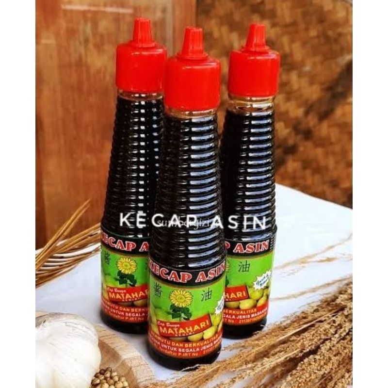 Jual Kecap Asin CAP BUNGA MATAHARI 135ml - Salty Soy Sauce | Shopee ...