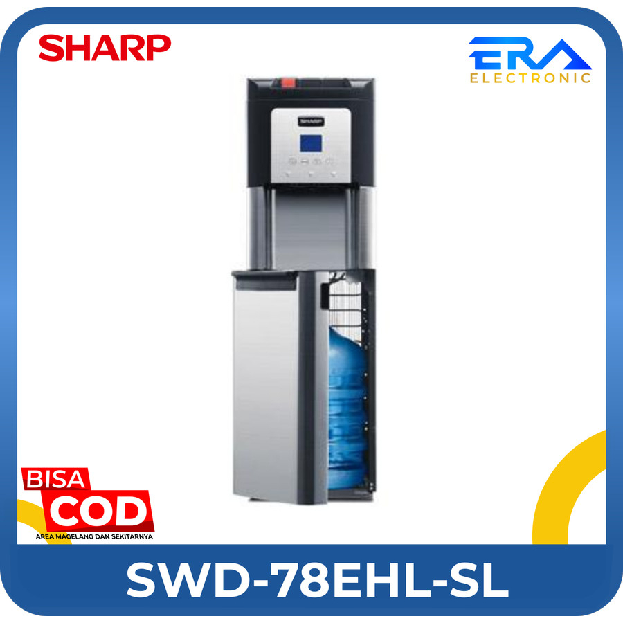 Jual Sharp Water Dispenser SWD-78EHL-SL Bottm Loading Galon Bawah ...