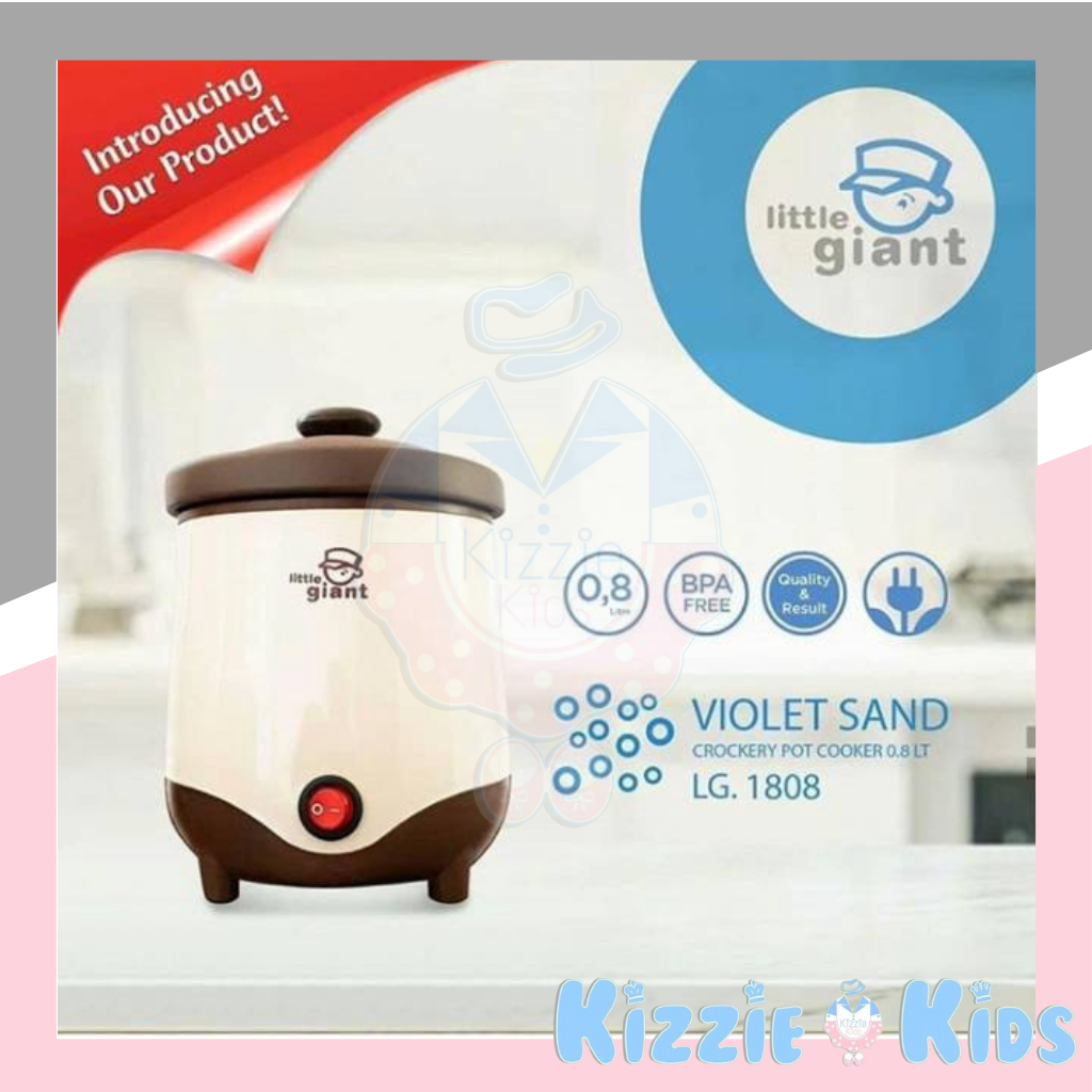 Jual LG 1808 Little Giant Violet Sand Slow Cooker 0.8L / Alat Masak ...