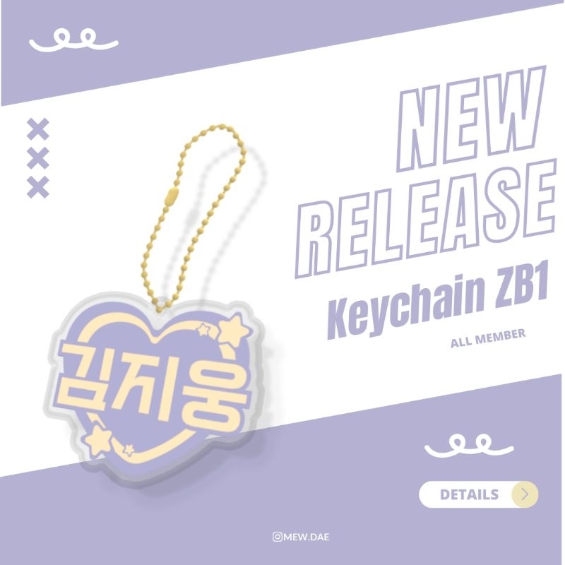 Jual KEYCHAIN ZEROBASEONE ZB1 | Shopee Indonesia