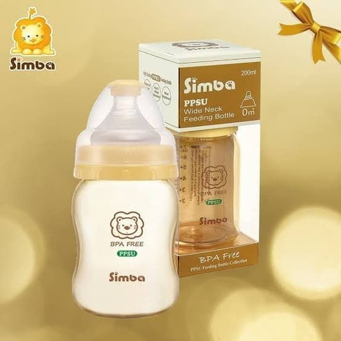 Jual Simba PPSU Wide Neck Feeding Botol Susu P6186-A1 [200mL] | Shopee Indonesia