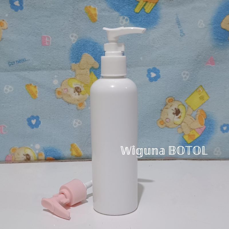 Jual Botol Pump 250ml Putih / Botol Pet 250ml Tutup Pump Clip | Shopee Indonesia
