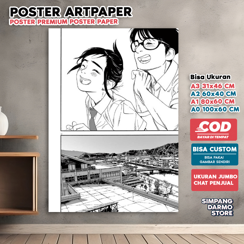 Jual Poster Anime Kimi wa Houkago Insomnia Kualitas HD dan Bisa Custom ...