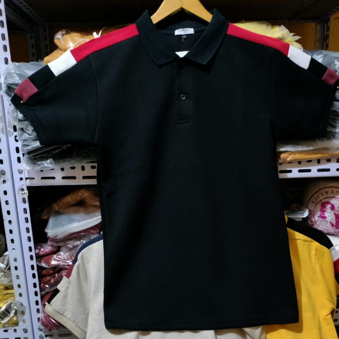 Jual Kaos Kerah Pria // Kaos Polo Shirt Pria Lengan Penderk // Kaos ...