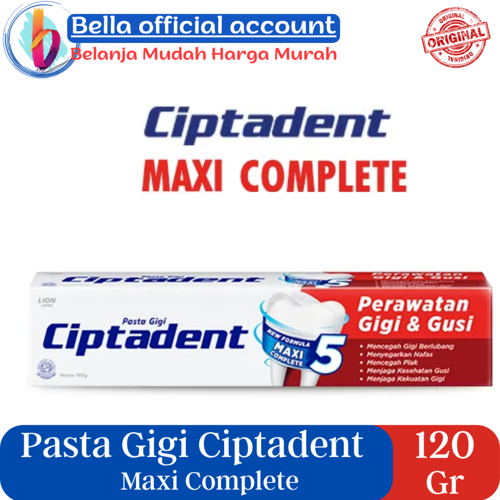 Jual Ciptadent Maxi Complete Pasta Gigi 120 gr | Shopee Indonesia
