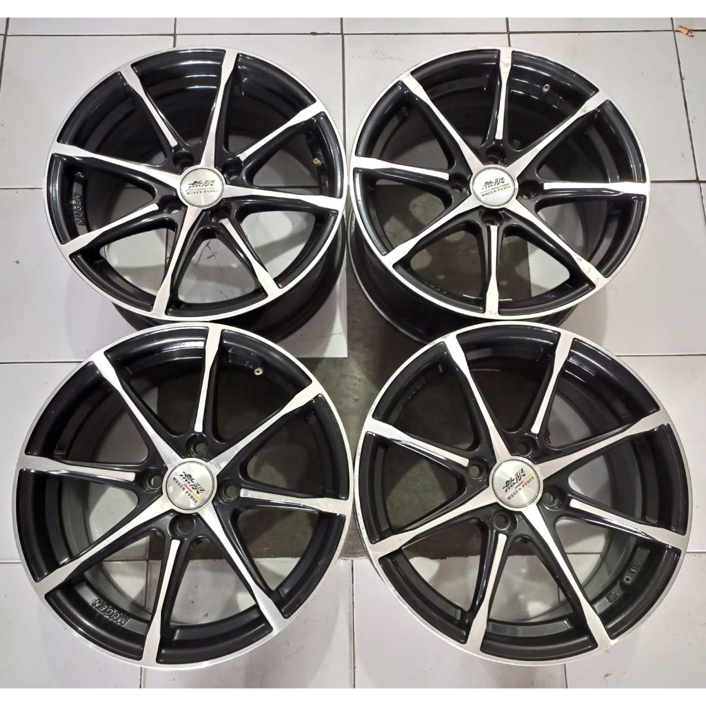 Jual VELG SECOND MUGEN RING 15 LEBAR 7 PCD 4X100 | Shopee Indonesia