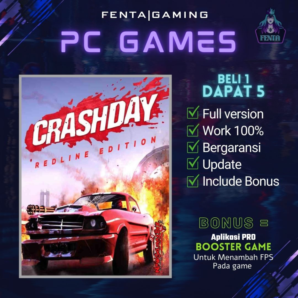 Jual CRASHDAY REDLINE EDITION - GAME PC - GAME LAPTOP | Shopee Indonesia