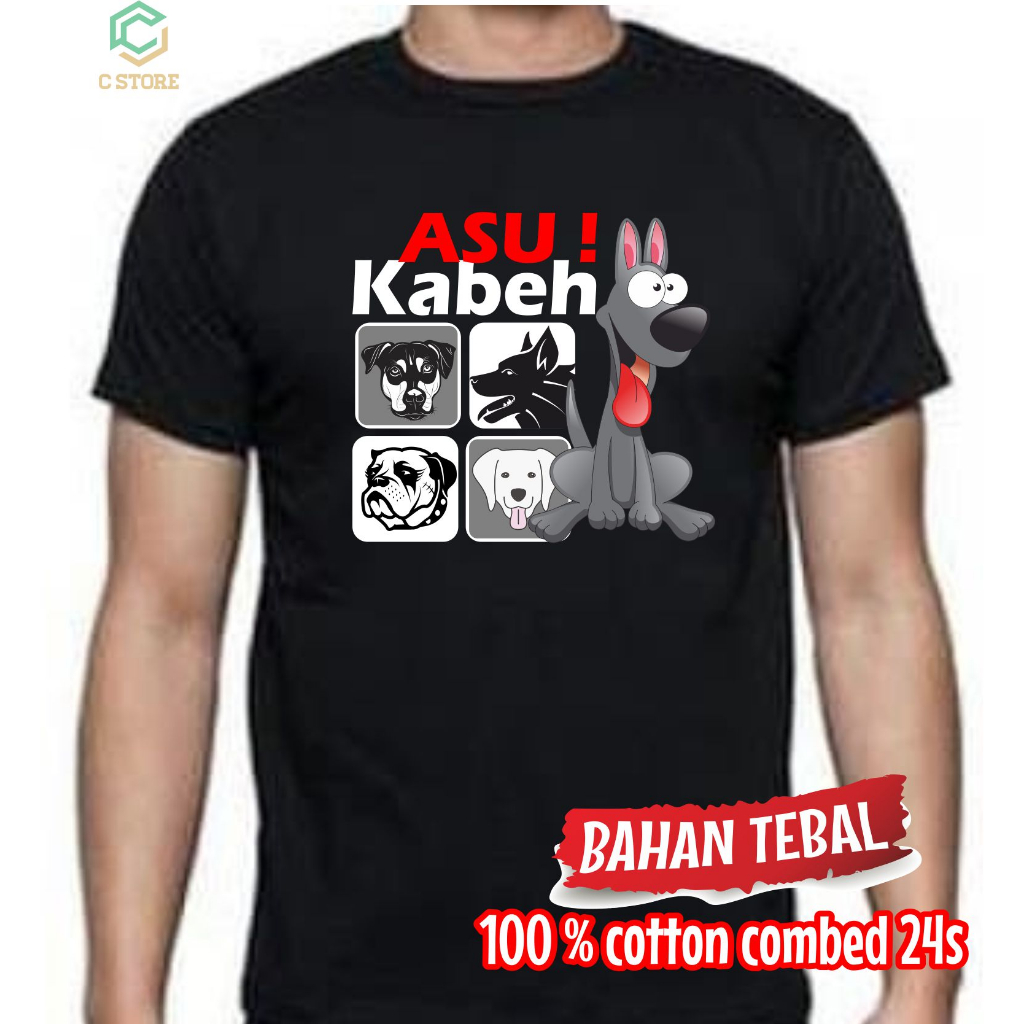 Jual KAOS ASU KABEH KAOS KATA KATA LUCU KAOS KATA JAWA KAOS KATA ...