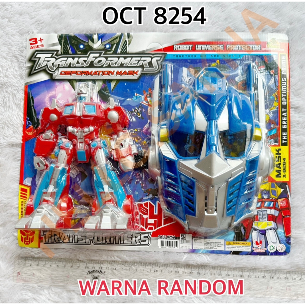 Jual MAINAN OCT 8254 TRANSFORMERS DEFORMATION MASK ROBOT ROBOTAN ...