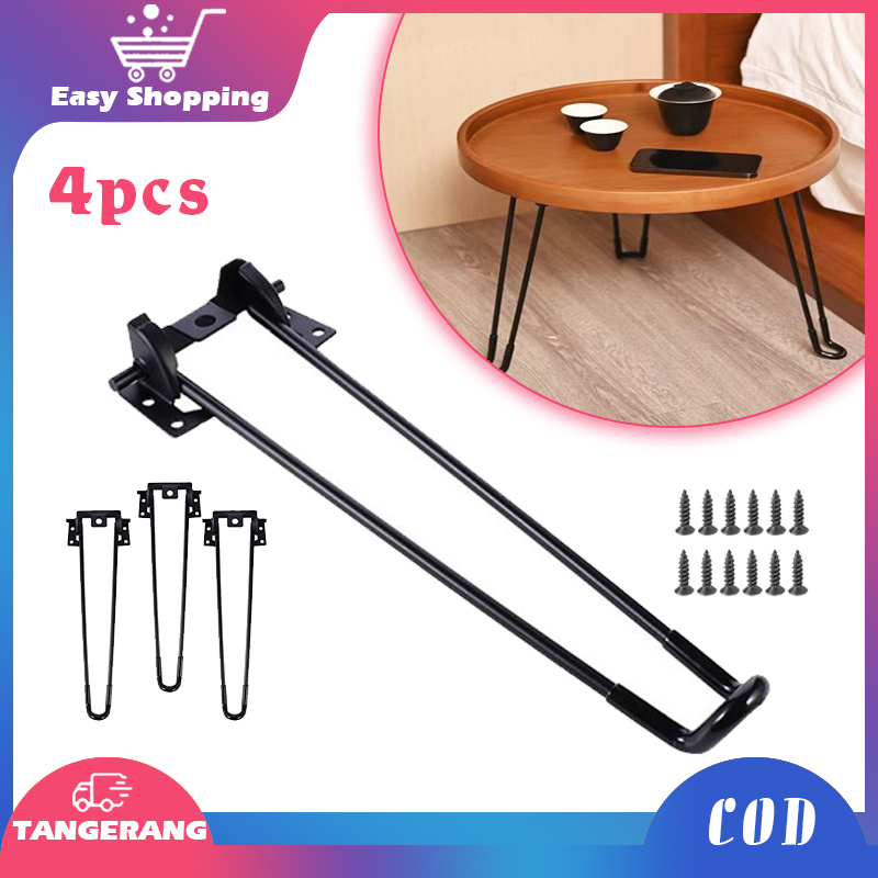 Jual 4pcs Kaki Meja Lipat 320mm Engsel Meja Lipat Besi Untuk Meja Kecil ...
