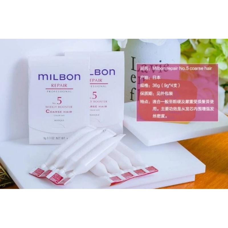 Jual Milbon Repair No 5 Weekly Booster / Treatment Intensive | Shopee Indonesia