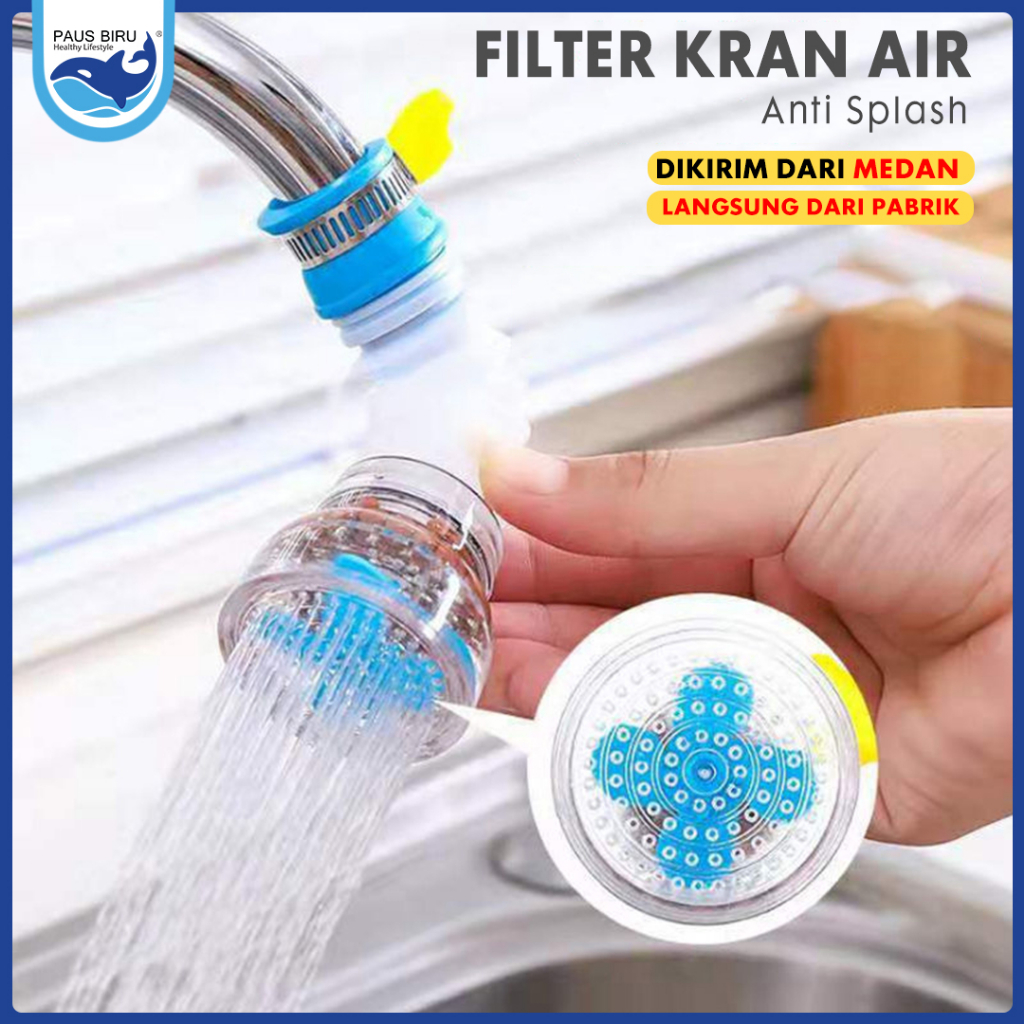 Jual Paus Biru - Sambungan Kran Air | Saringan Flexible Filter Air Anti ...