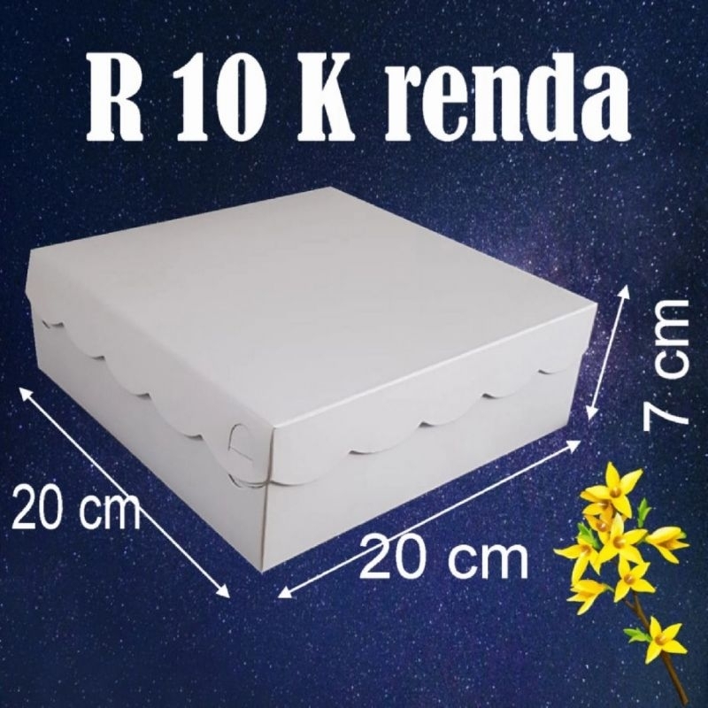 Jual R10K 350gr /20x20/ Dus/Kardus/Kerdus/Dos Nasi Makanan Kue Roti ...