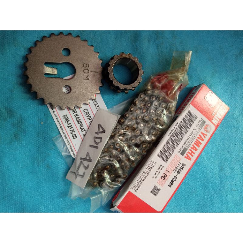 Jual GIGI SINTRIK CRYPTON/GEAR SENTRIK TIMING SET ATAS/BAWAH KRUG/KRUK ...