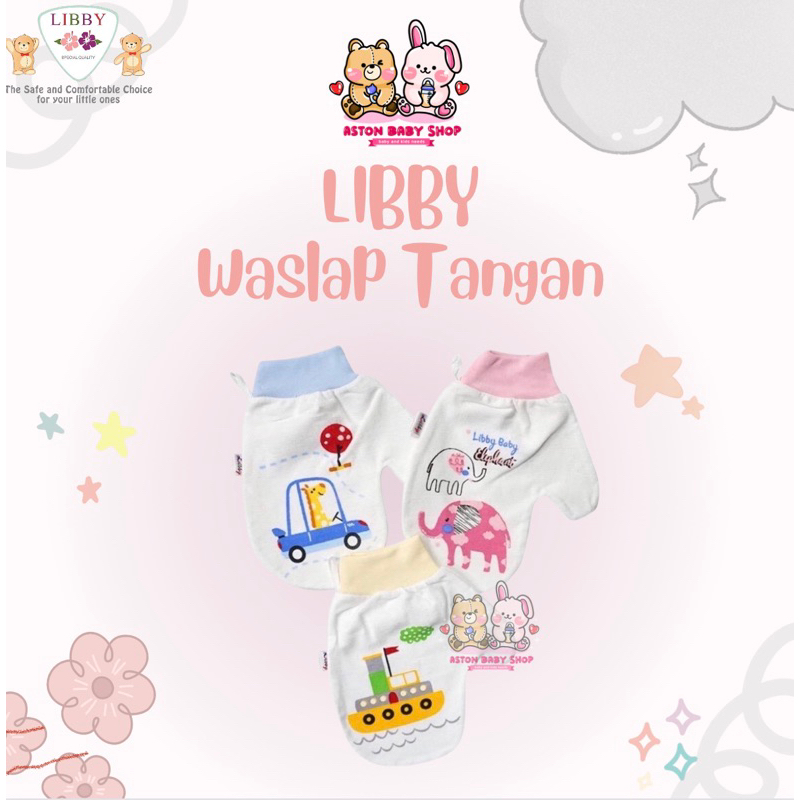 Jual Libby Washlap bayi Waslap Tangan Libby Washmitt | Shopee Indonesia