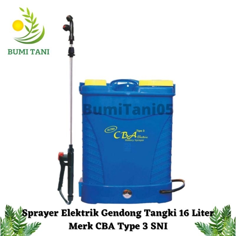 Jual Sprayer Elektrik CBA 16 Liter Type 4 Knapsak Tangki Gendong ...