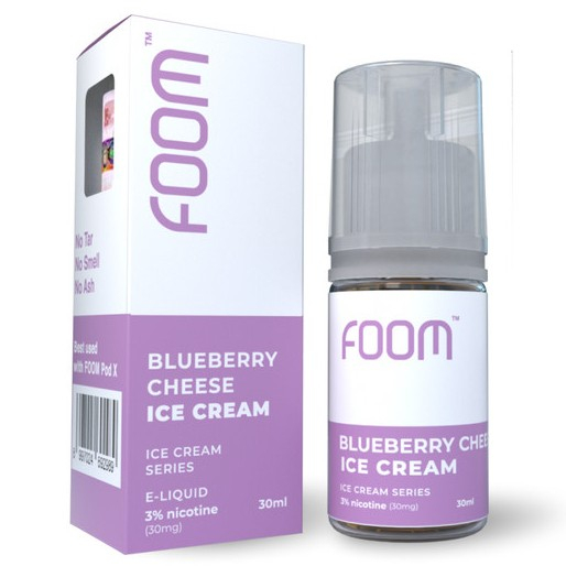 Jual Liquid Foom Blueberry Cheese Ice Cream Salt Nic 30ML by Foom Lab ...