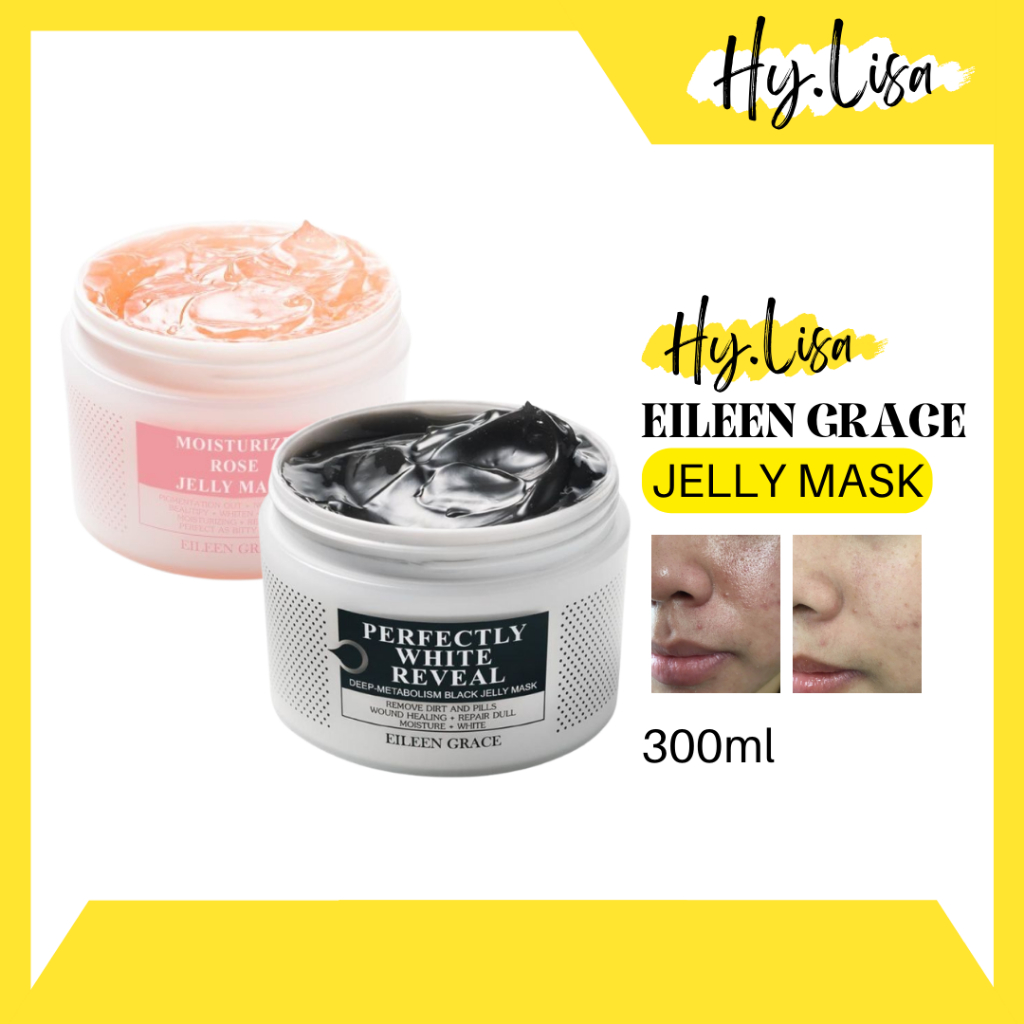 Jual EILEEN GRACE - Moisturize Rose Jelly Mask + Deep-Cleansing Black ...
