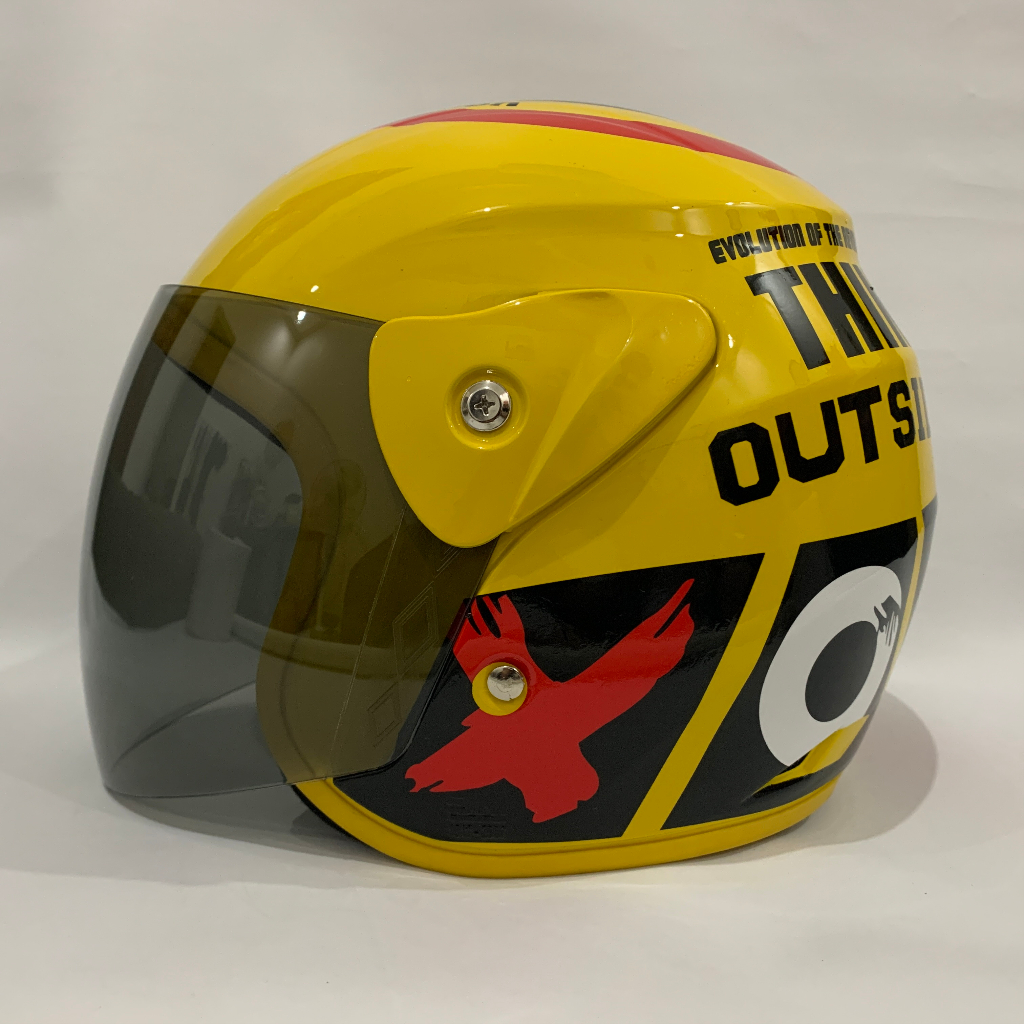 Jual Helm Nuvo Outside Kuning Glossy - Helmet SNI Dewasa BXP | Shopee ...