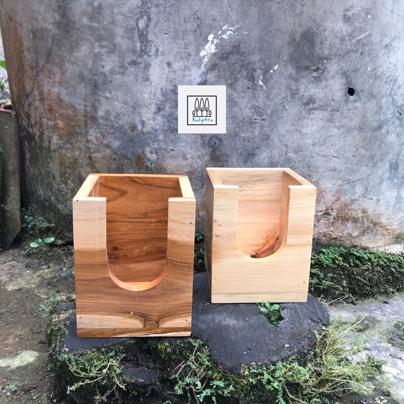 Jual cup holder single 22oz | tempat gelas cup plastik dari kayu ...