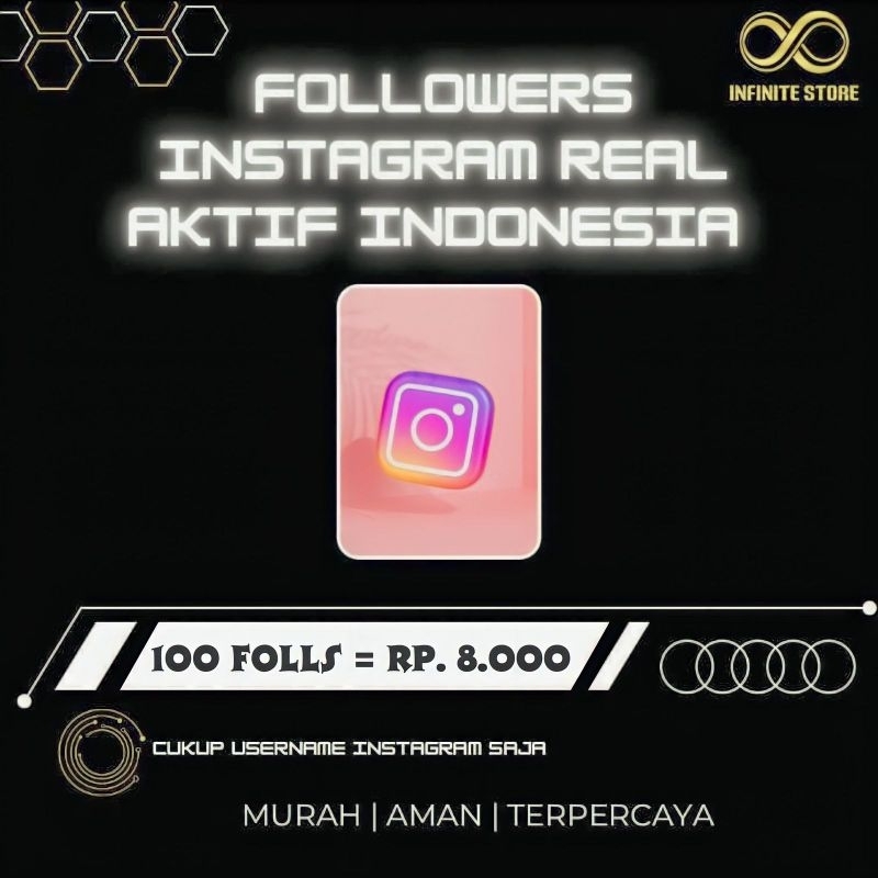 Jual FOLLS IG REAL AKTIF INDONESIA 100% MURAH AMAN DAN TERPECAYA ...