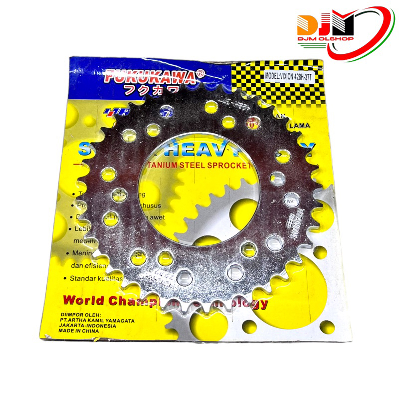 Jual GEAR SET PAKET MODEL SSS RANTAI 428H GOLD VIXION OLD - VIXION NEW ...