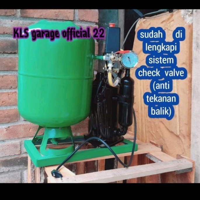 Jual kompresor otomatis 1 pk / 1hp kompresor angin | Shopee Indonesia