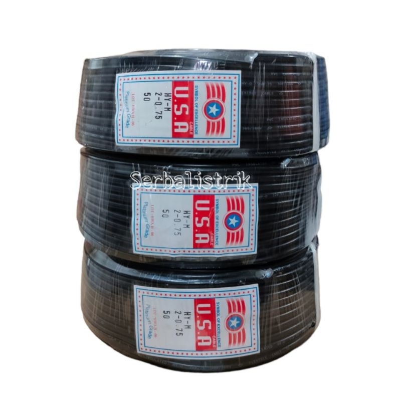 Jual Kabel listrik NYYHYO 2X0.75 hitam dan putih serabut USA | Shopee Indonesia