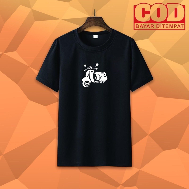 Jual Milota Fashion Baju Kaos Pria Wanita Distro Motor Vespa/Kaos ...