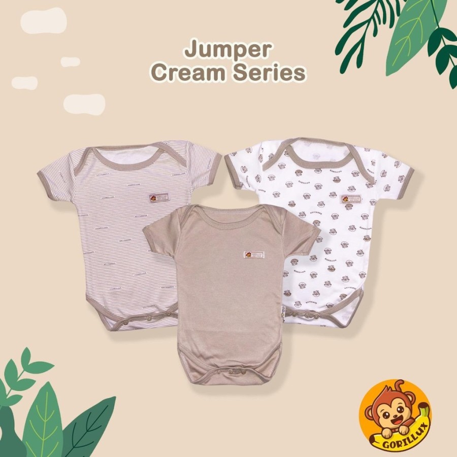 Jual FLUFFY PAKET BAJU BAYI NEWBORN 3-6 BULAN SERIES - PAKET GORILLUX ...