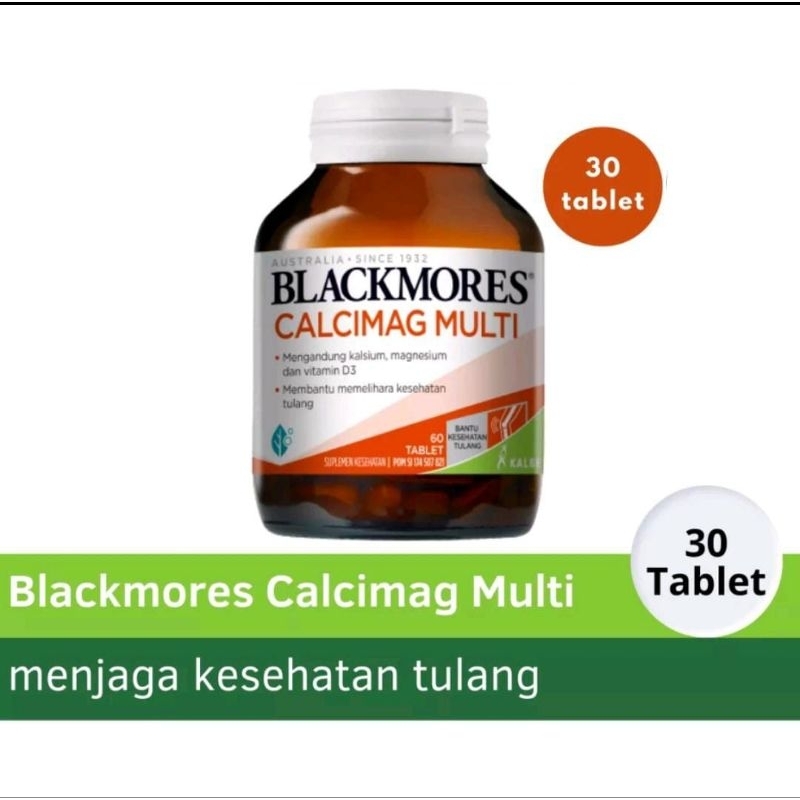 Jual Blackmores Calcimag Multi Kalsium/MAgnesium/Vitamin D3 - isi 30 tablet | Shopee Indonesia