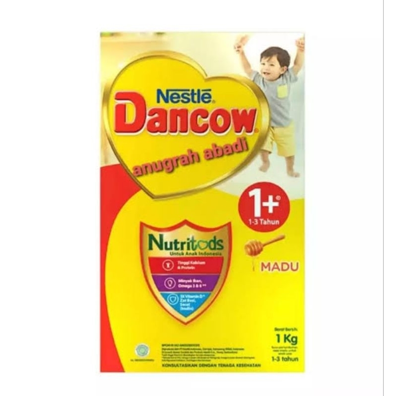 Jual DANCOW 1+ MADU 750gr & 1kg (1-3 Tahun) | Shopee Indonesia