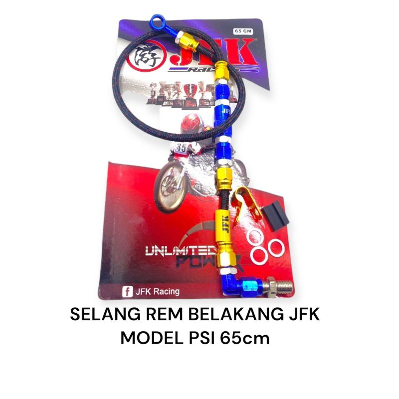 Jual selang rem belakang serat JFK 65 cm PSI crg PNP satria Jupiter ...
