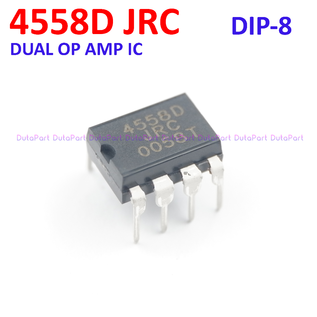 Jual 4558D JRC4558D Dual Operational Amplifier IC JRC4558 JRC 4558 DIP-8 | Shopee Indonesia