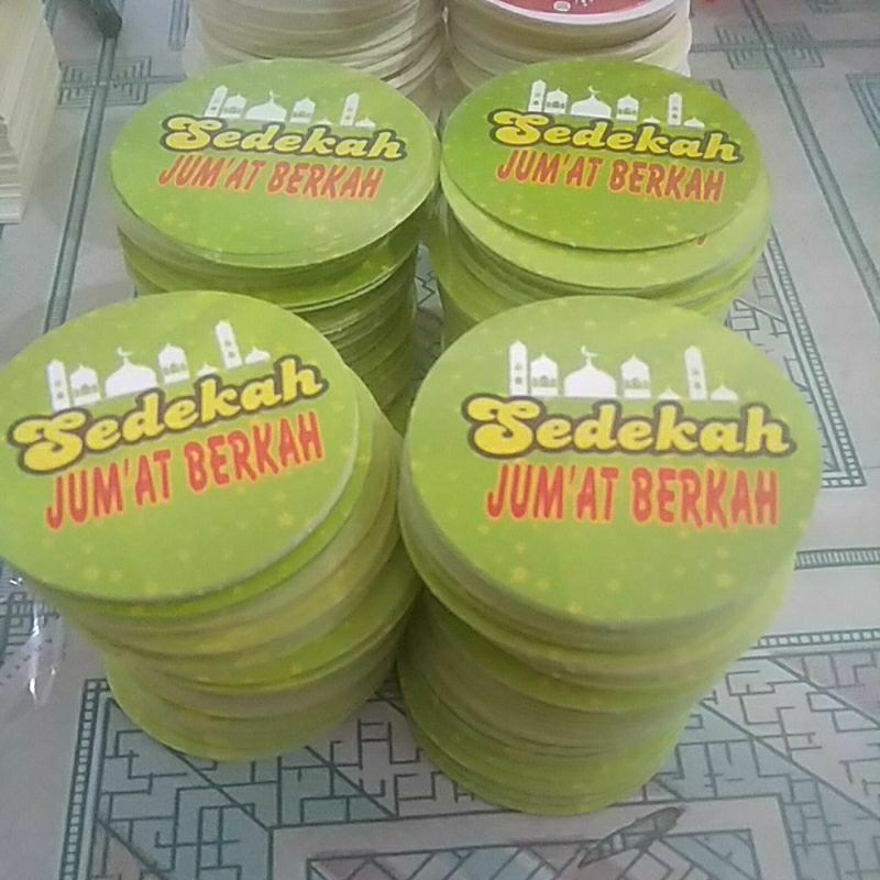 Jual Stiker Jumat Berkah. 1 pack Rp.19rb. Isi 100pcs. langsung kirim ...