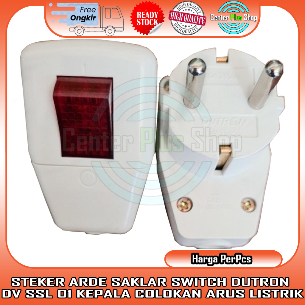 Jual DUTRON STEKER ARDE SAKLAR ON OFF DV SSL 01 SETEKER SAKLAR LAMPU ...