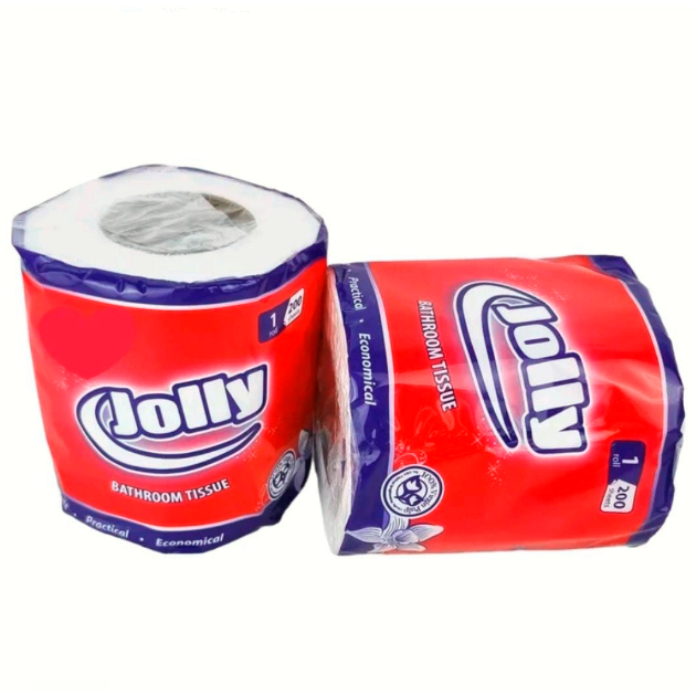 Jual REVA - JOLLY TISSUE GULUNG TOILET ROLL 200 SHEETS 2 PLY Tisu ...