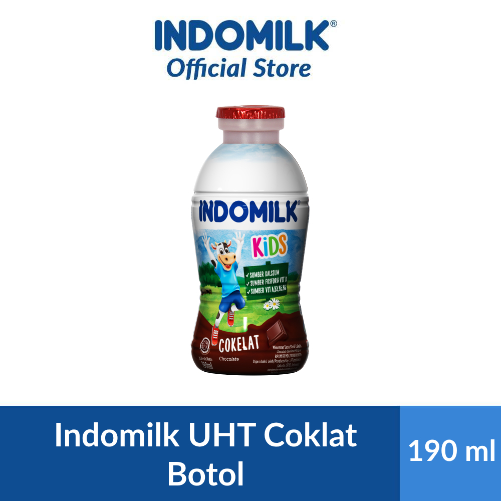 Jual Indomilk Coklat Botol 190 ml | Shopee Indonesia