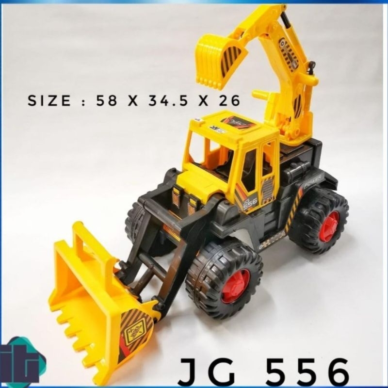 Jual Mainan Dorong Excavator Beko Besar / JG 556 Mainan Mobil | Shopee ...