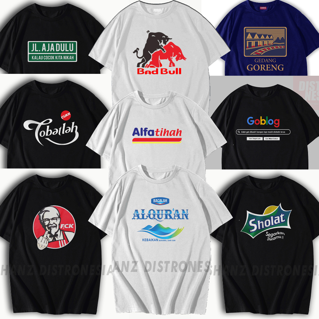 Jual KAOS VIRAL 2023 PLESETAN MERK LUCU KOMEDI HUMOR GOOD VIBES ...
