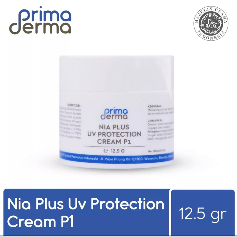 Jual Primaderma Nia plus UV P1 cream of 30 P1 ( COKLAT ) kemasan baru ...