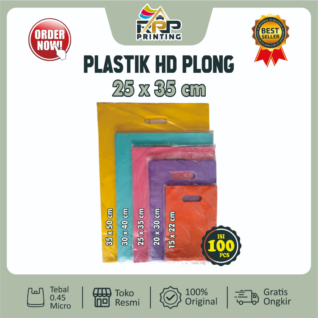 Jual Plastik Packing HD Plong Uk 25X35 Plastik Hidangan/ plastik gamis ...
