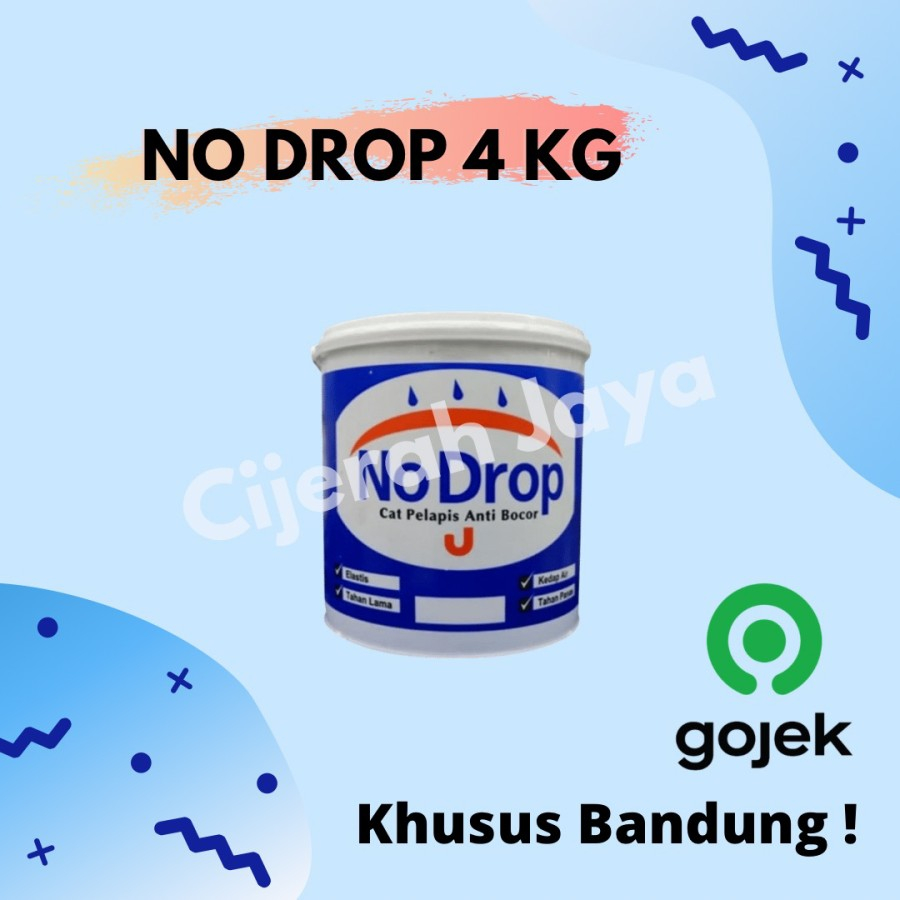 Jual NO DROP CAT PELAPIS ANTI BOCOR 4 KG WATERPROOFING | Shopee Indonesia